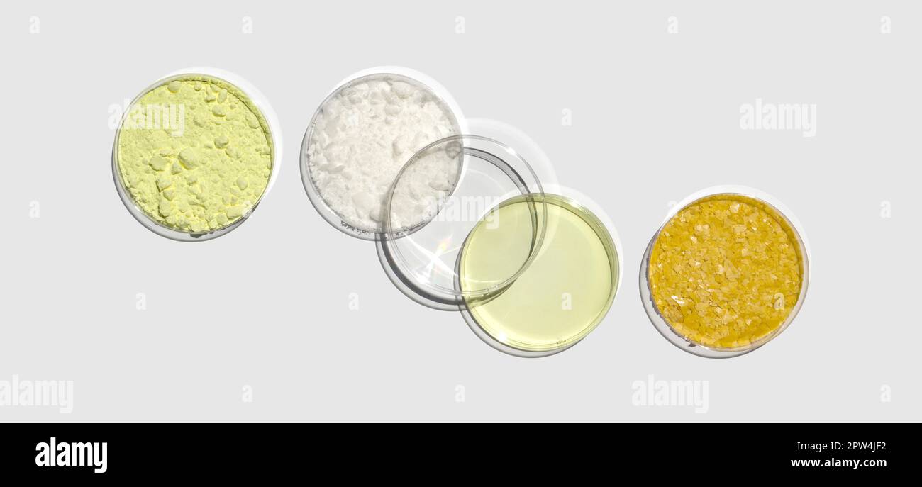 Sulfur Powder, Cetyl esters wax, Poly Aluminium chloride liquid and ...