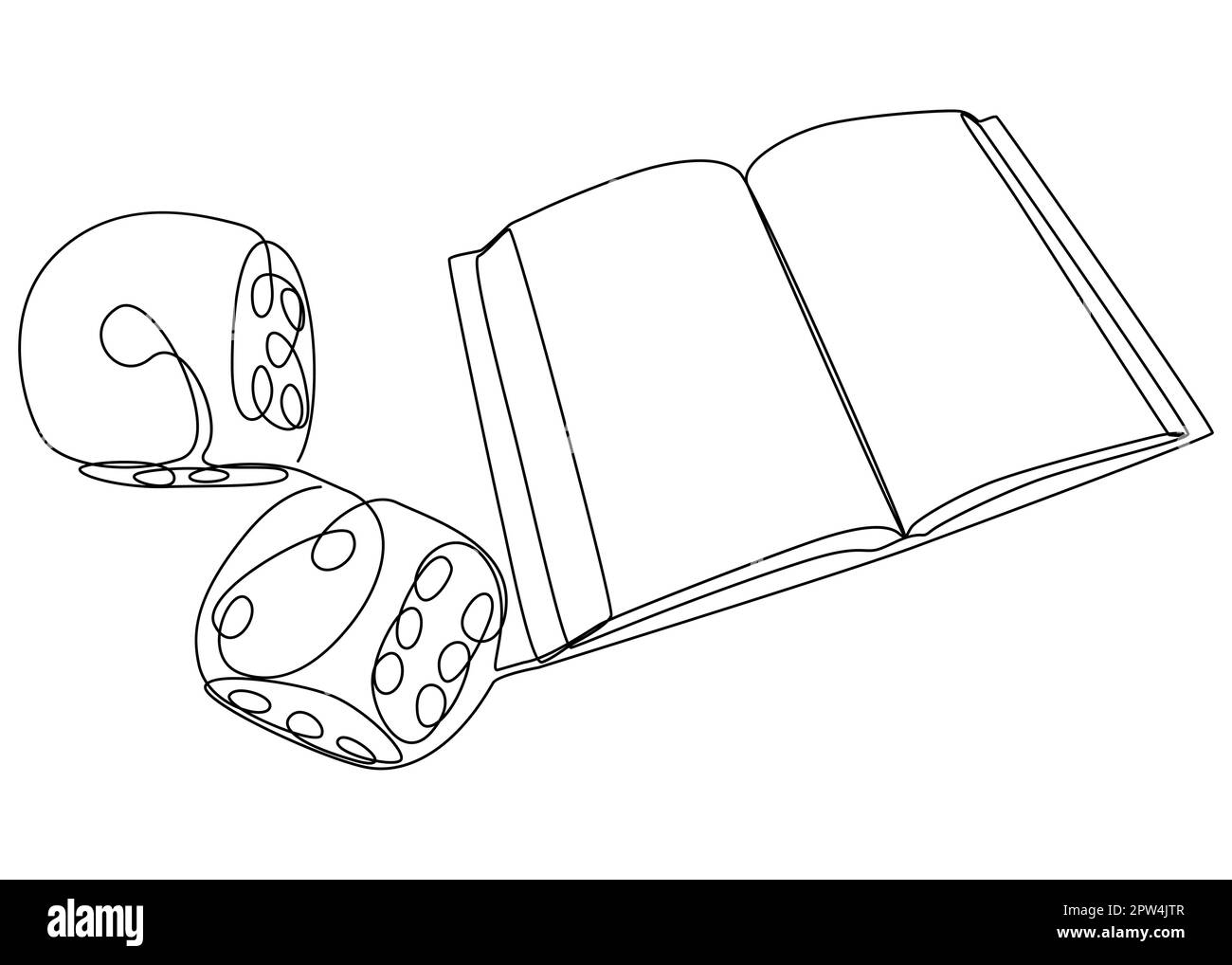 Dice game book Stock Vector Images - Alamy