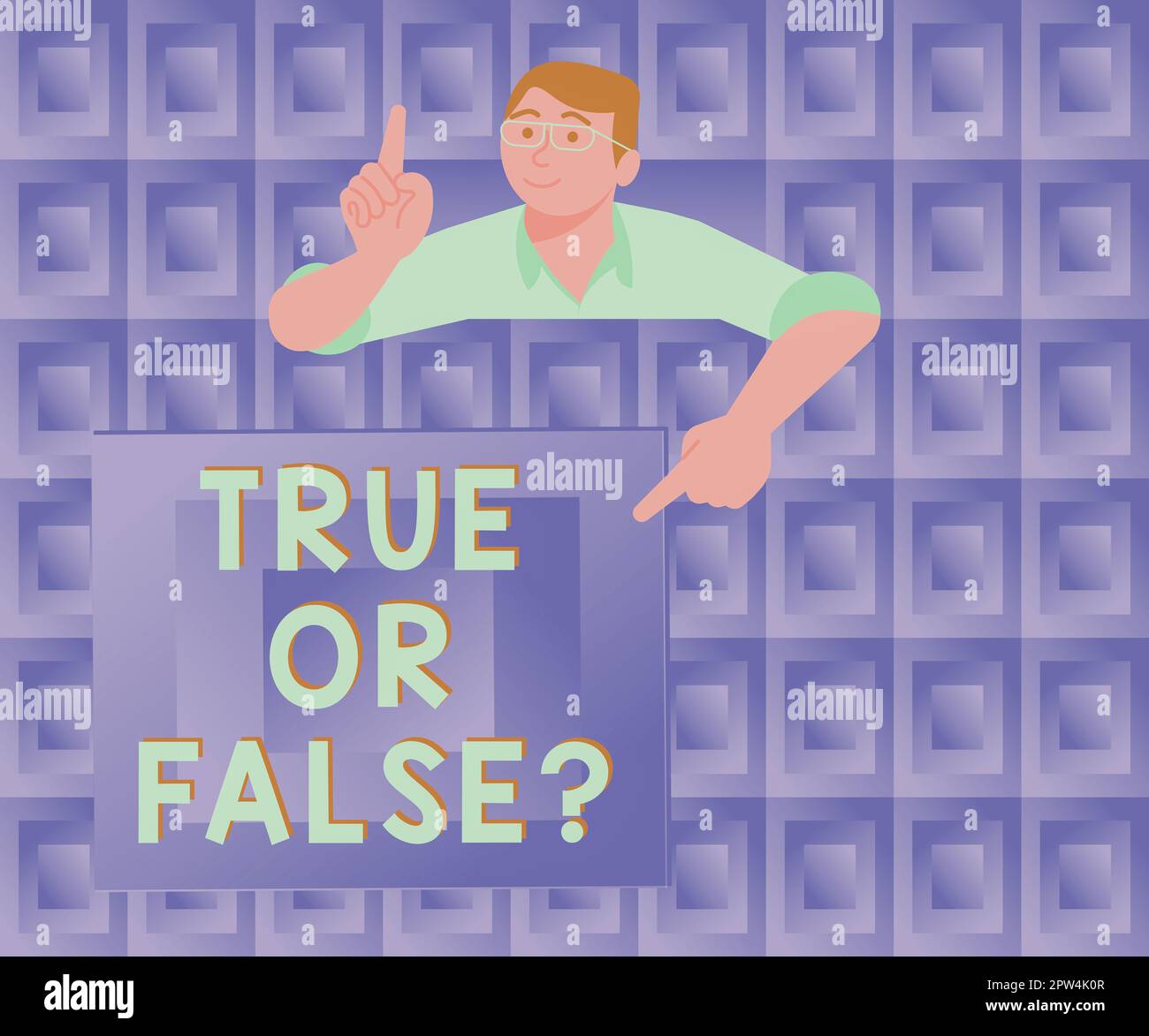 Text sign showing True Or Falsequestion, Business approach series of ...