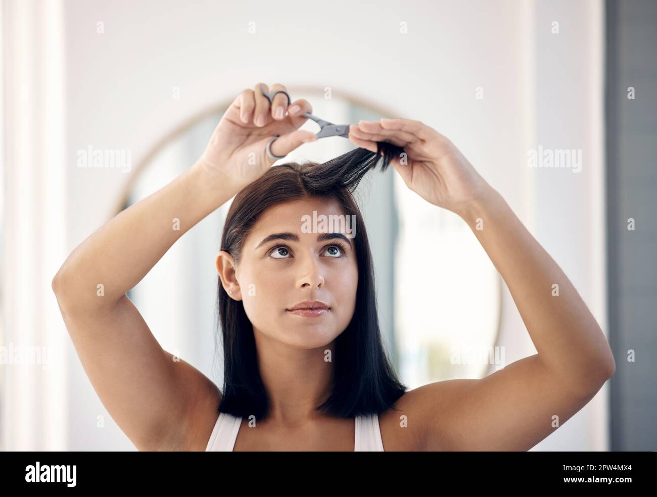 Barber Chopping Off A Girls Hair
