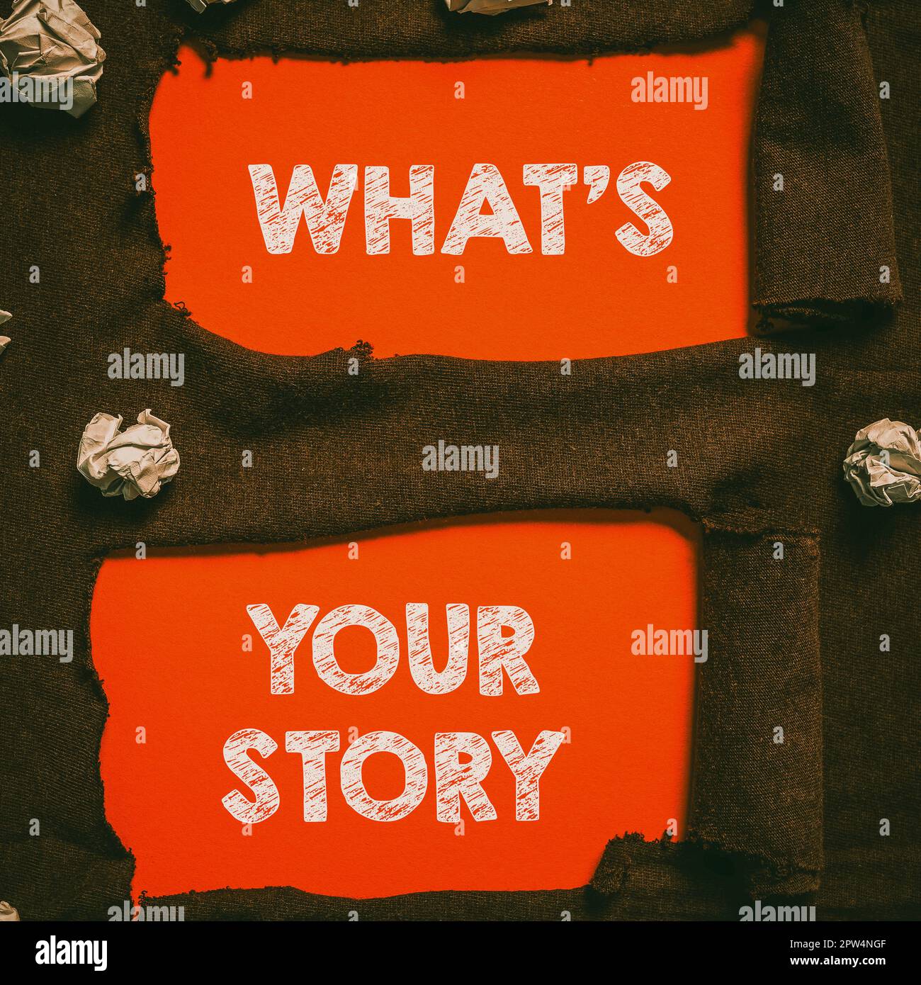 Conceptual display What's Your Story, Word Written on asking someone ...