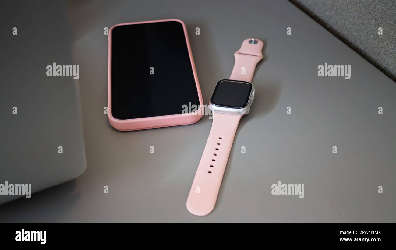 Electronic devices for internet working, stock photo Stock Photo - Alamy