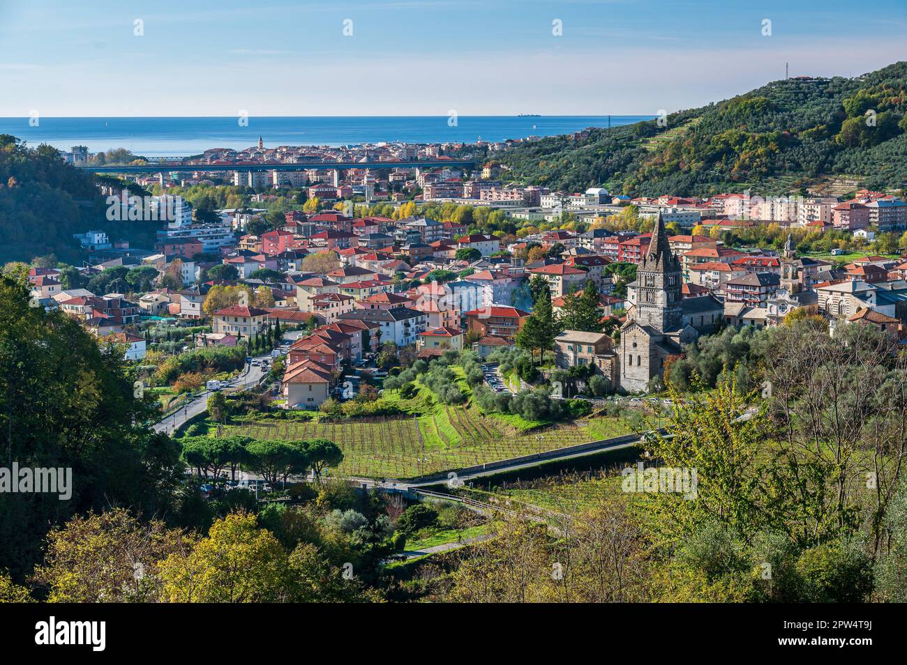 The ancient Basilica dedicated to the Fieschi Family situated in ...