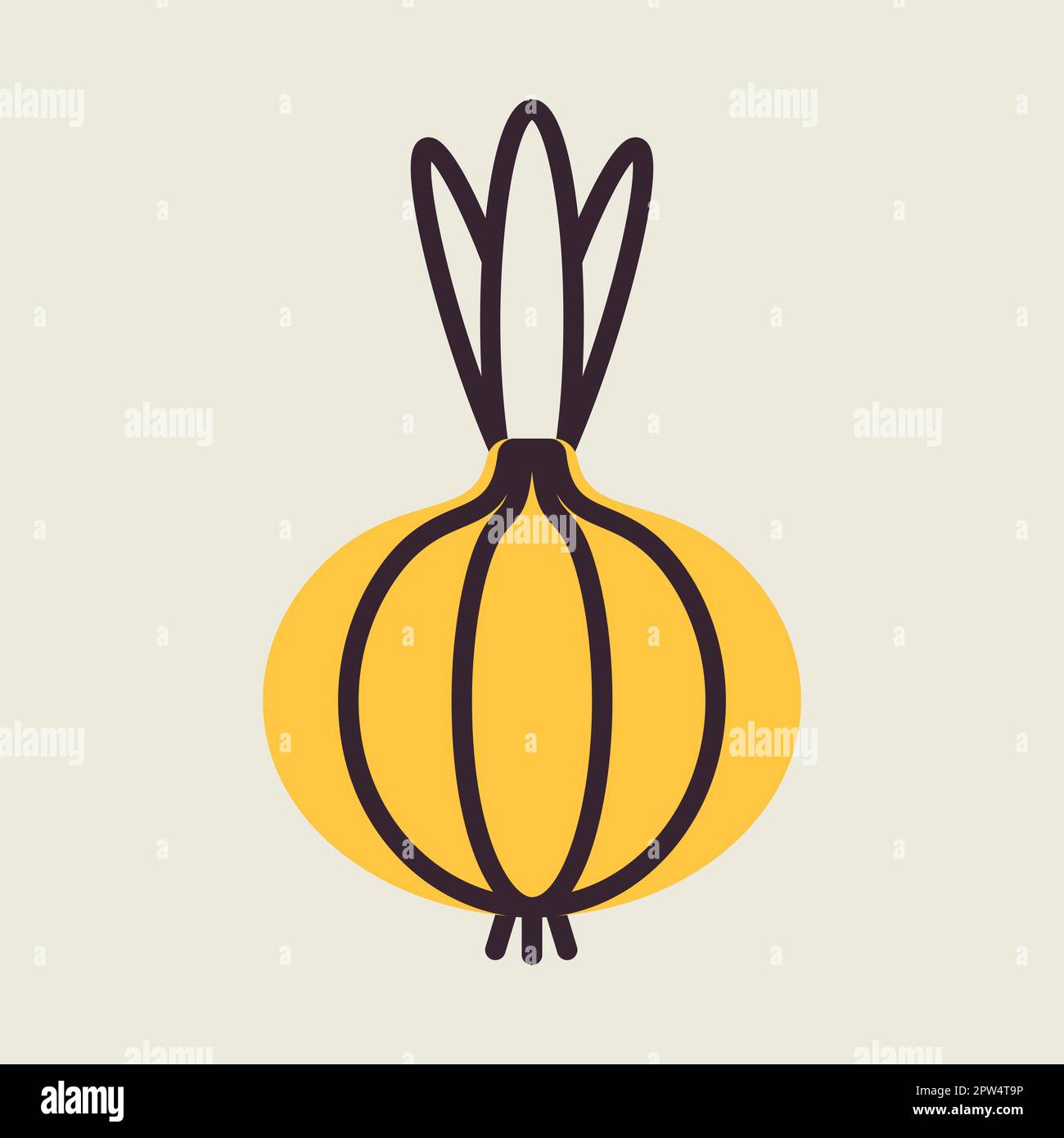 Onion isolated design vector icon. Vegetable sign. Graph symbol for ...