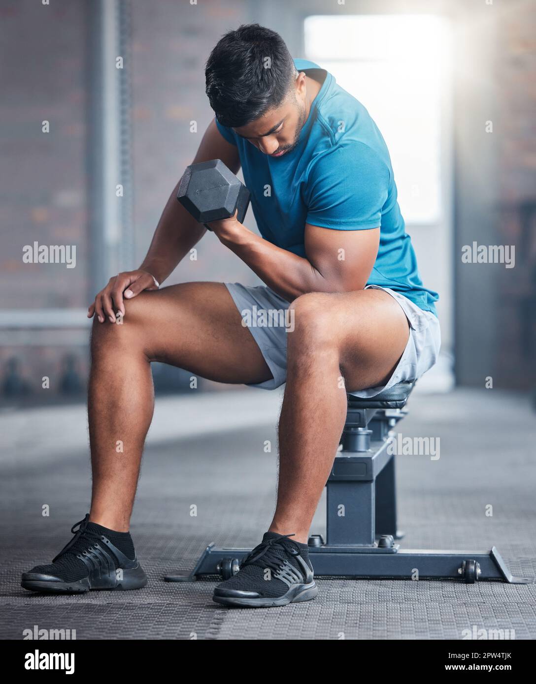 Strong biceps hi-res stock photography and images - Alamy