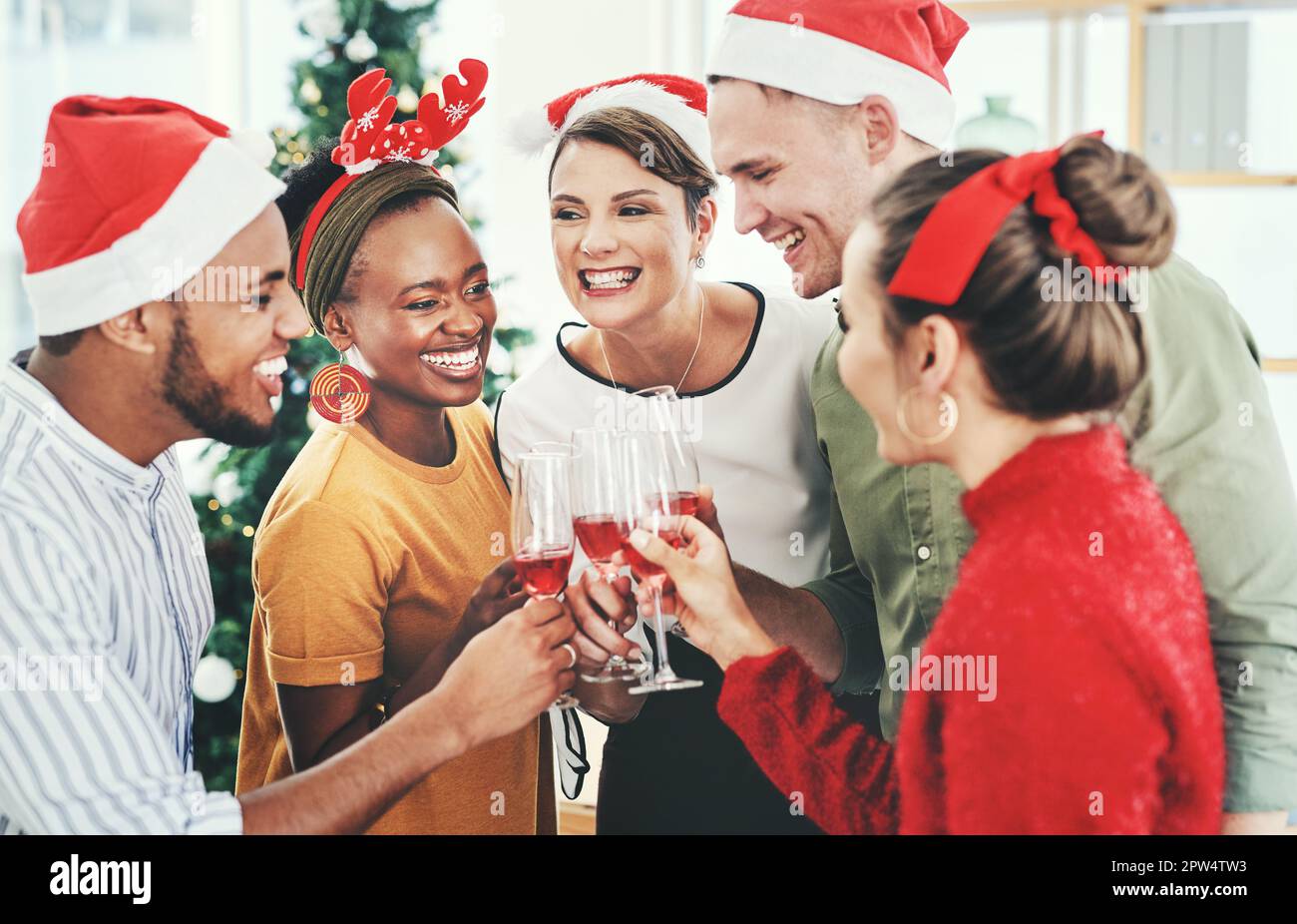 Work xmas party hi-res stock photography and images - Alamy