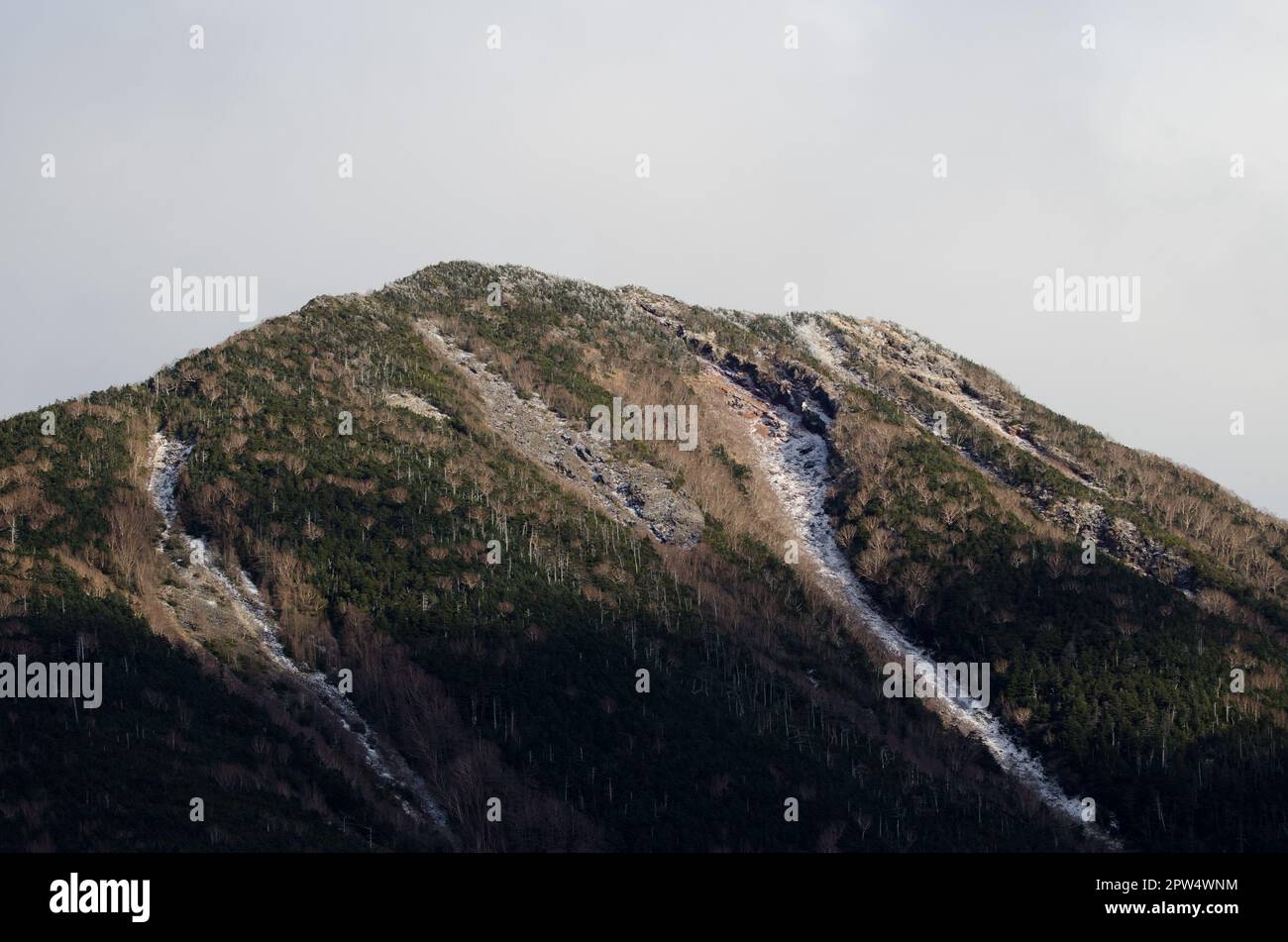Peak of Mount Nantai. Nikko National Park. Japan Stock Photo - Alamy