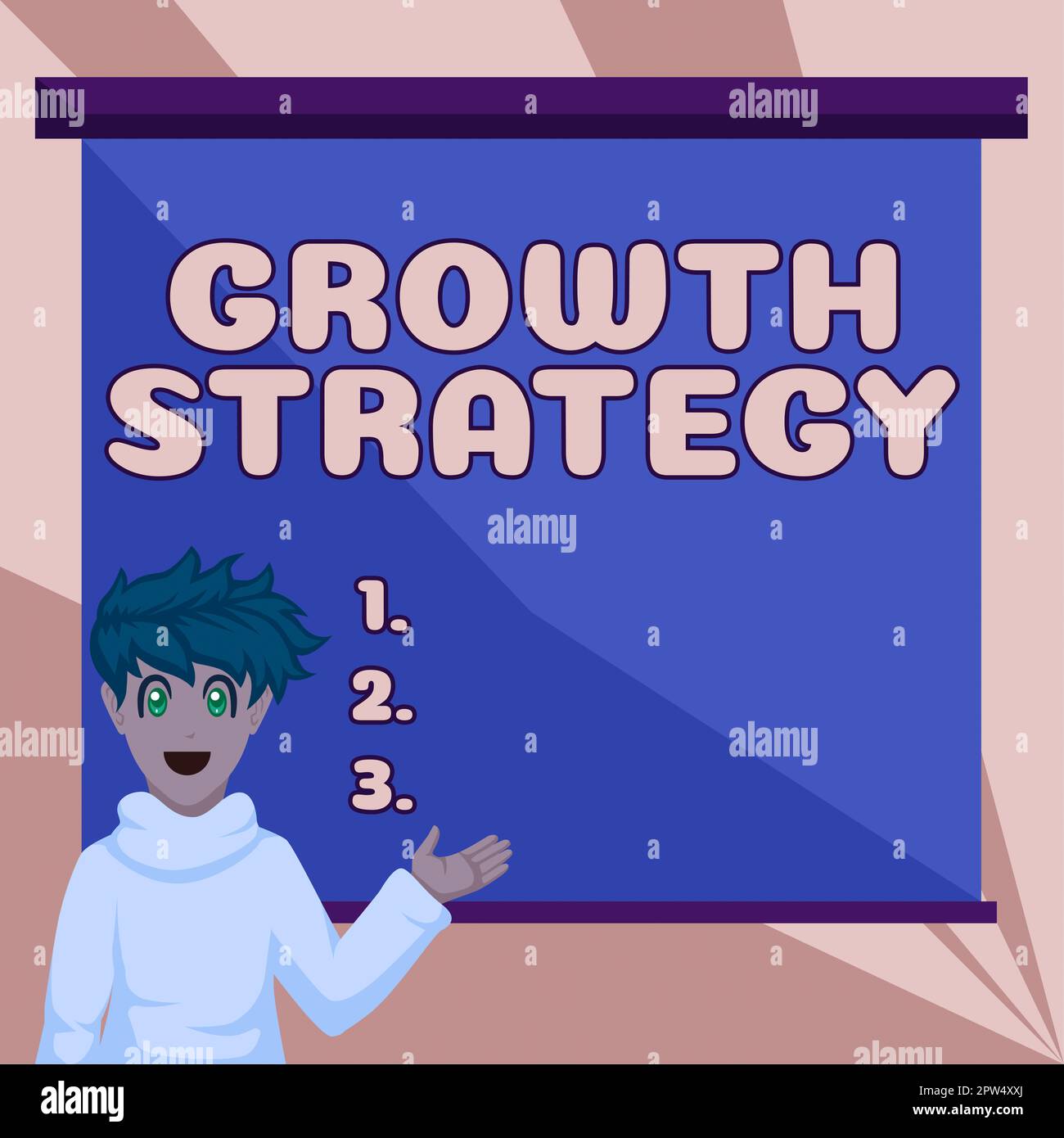 Hand writing sign Growth Strategy, Word Written on The method a company ...
