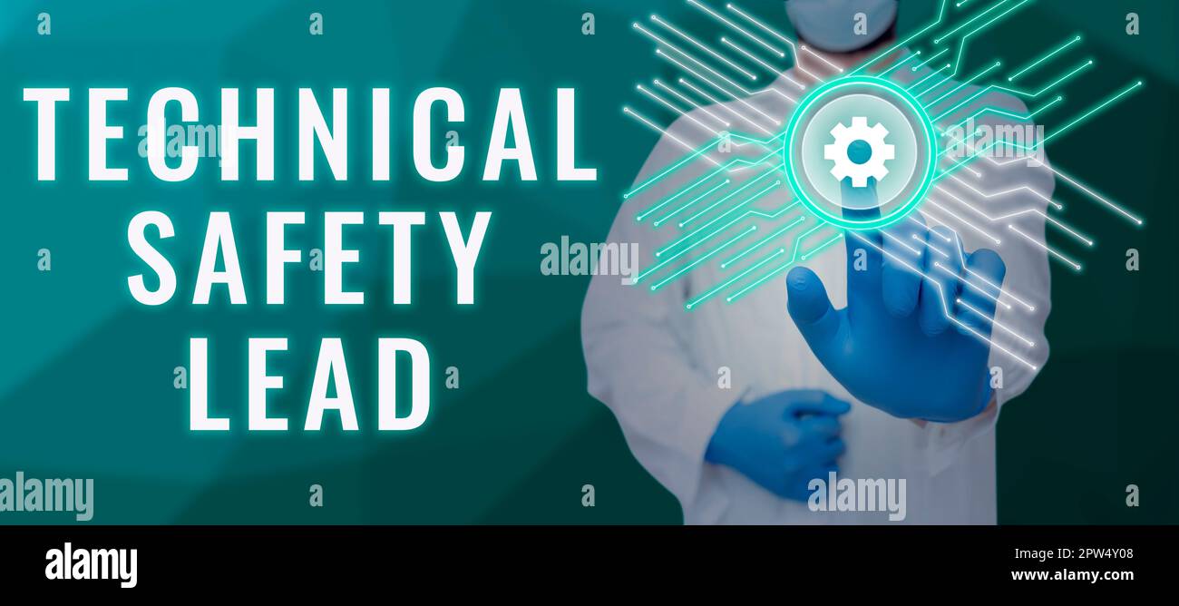 Conceptual caption Technical Safety Lead, Business idea Maintain ...
