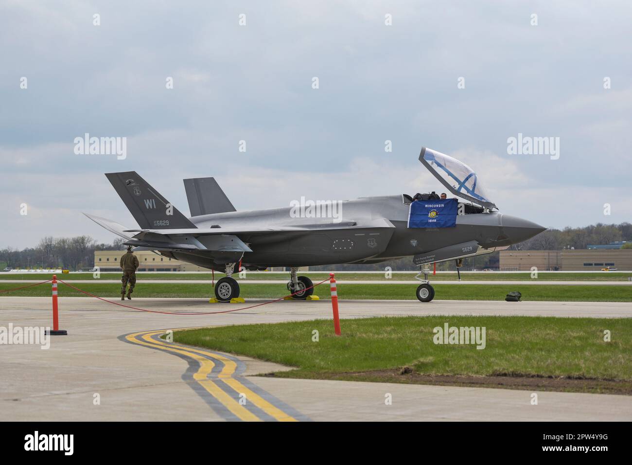 An F-35A Lightning II aircraft piloted by U.S. Air Force Lt. Col ...