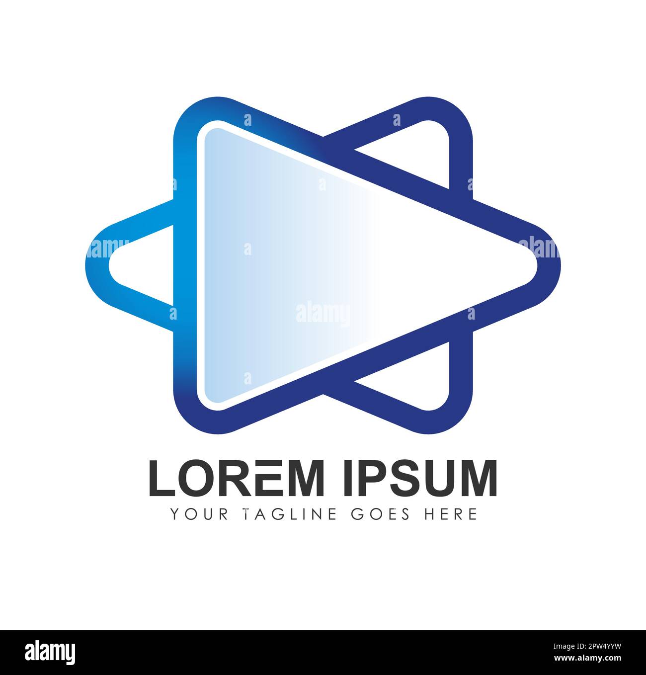 Play Button Logo Vector Icon Stock Vector Image & Art - Alamy