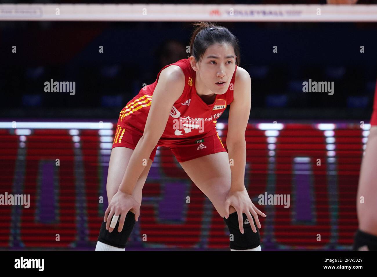 ANKARA, TURKIYE - JULY 14, 2022: Diao Linyu in Italy vs China VNL ...