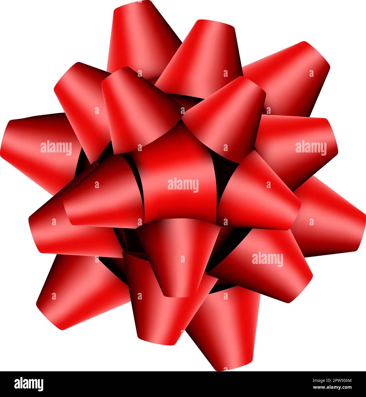 Satin Red Bow Stock Vector Image & Art - Alamy