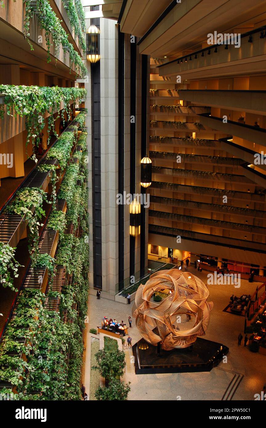 The Lobby of the luxury Hyatt Regency Hotel in San Francisco features ...