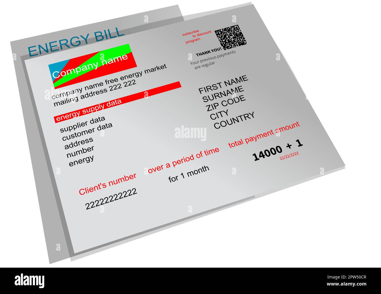 Calculate my bills Stock Vector Images - Alamy