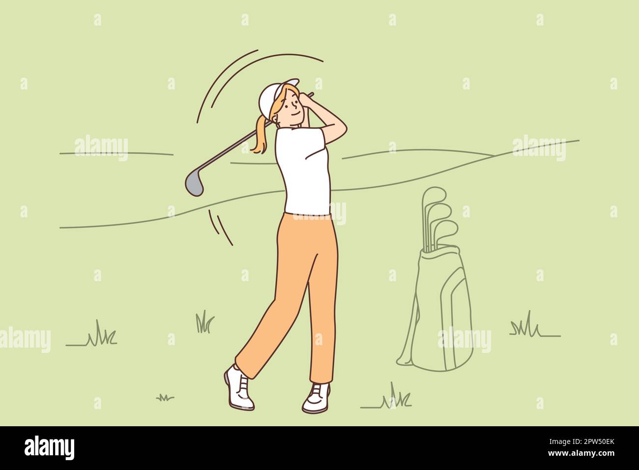 Mini golf club Stock Vector Images - Alamy