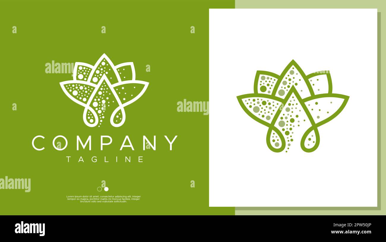 Leaf A letter logo design template. Letter A logo vector Stock Vector ...