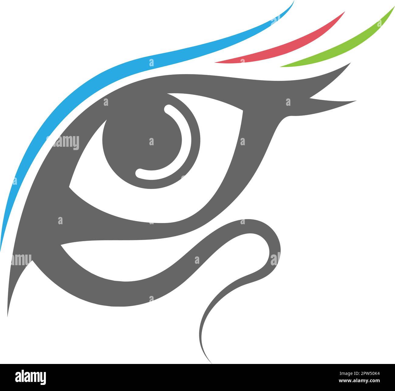 Eye icon logo design Stock Vector Image & Art - Alamy