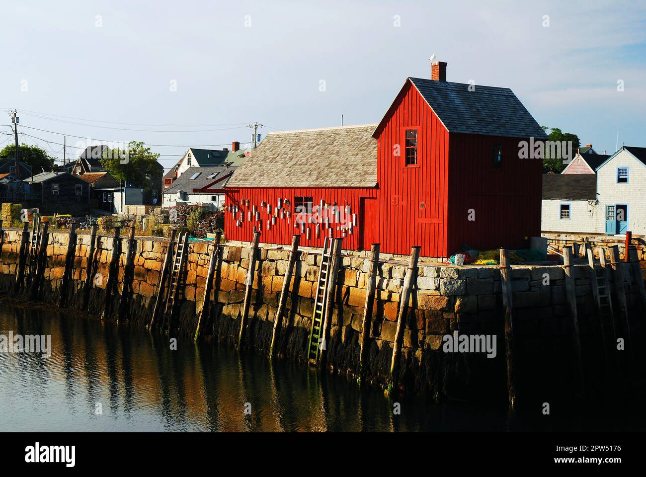 A Red Picturesque Lobster Shack, known as Motif Number 1, sits Along ...