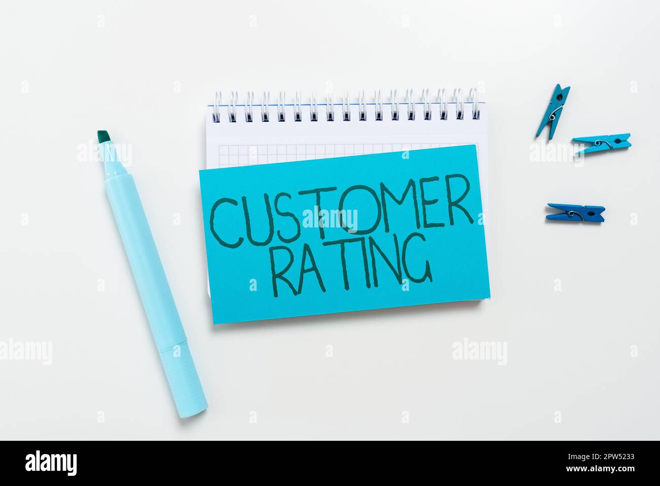 Text showing inspiration Customer Rating, Business idea gauge the ...