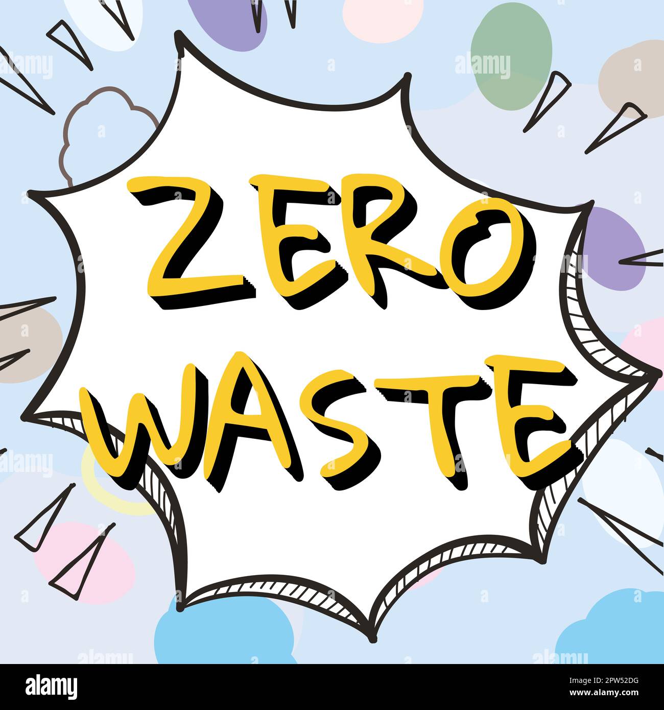 Inspiration showing sign Zero Waste, Business overview industrial ...