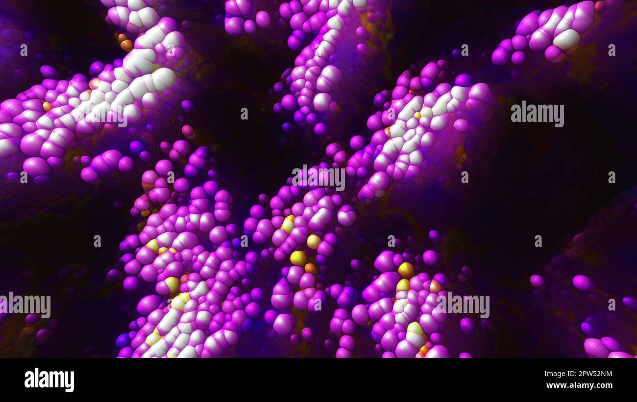 Abstract bubbles. Computer generated 3d render Stock Photo - Alamy