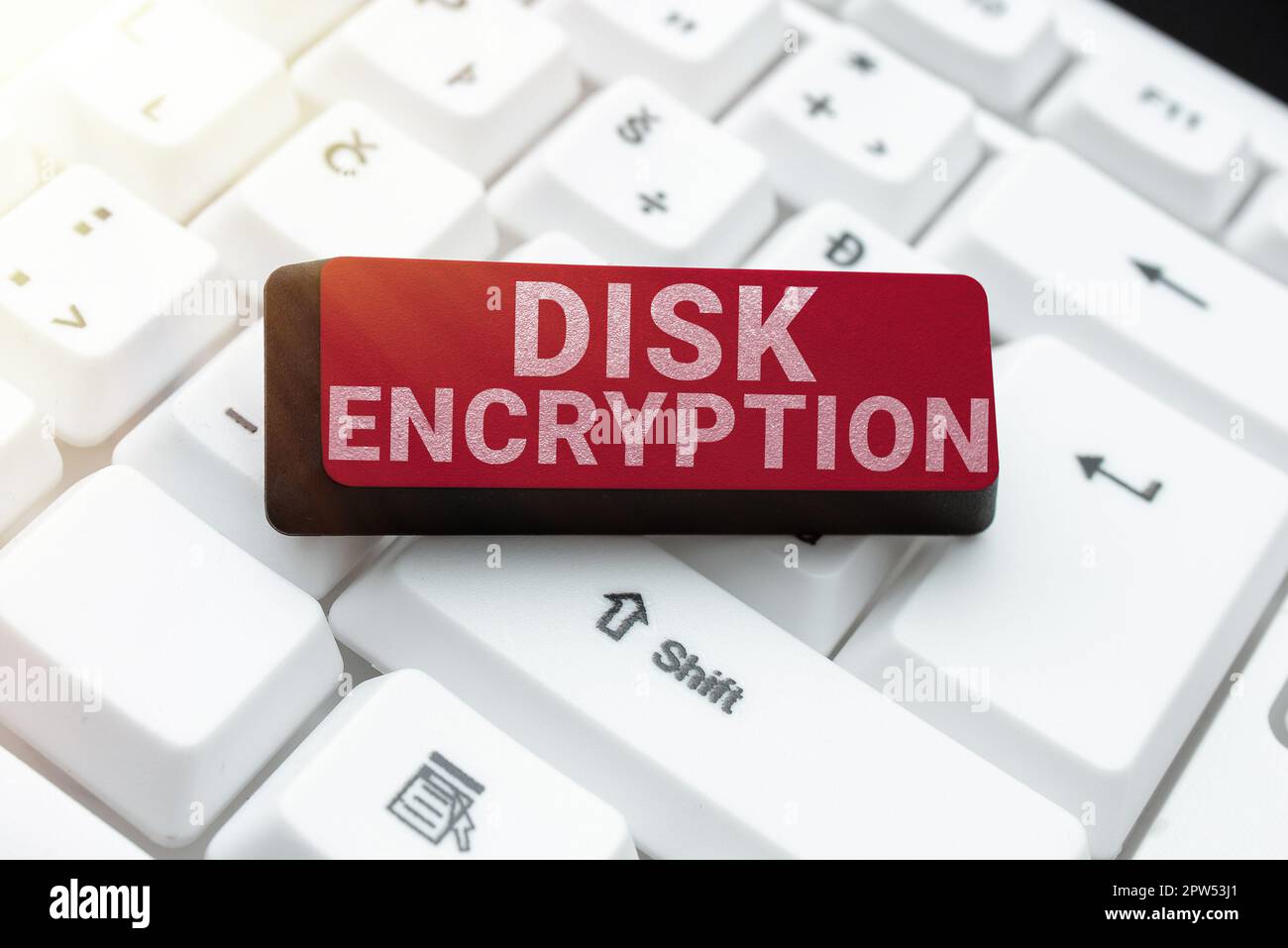 Text showing inspiration Disk Encryption, Internet Concept the security mechanism used to ...