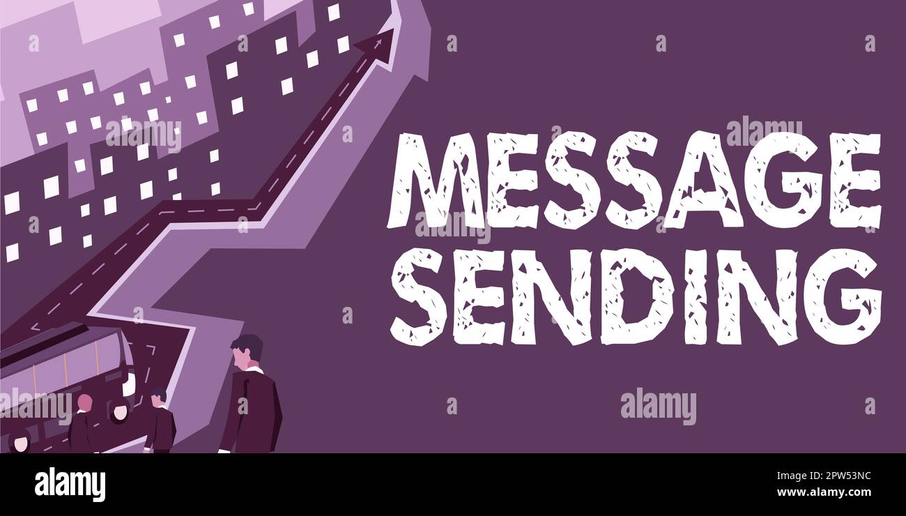 Inspiration showing sign Message Sending, Conceptual photo to convey or ...