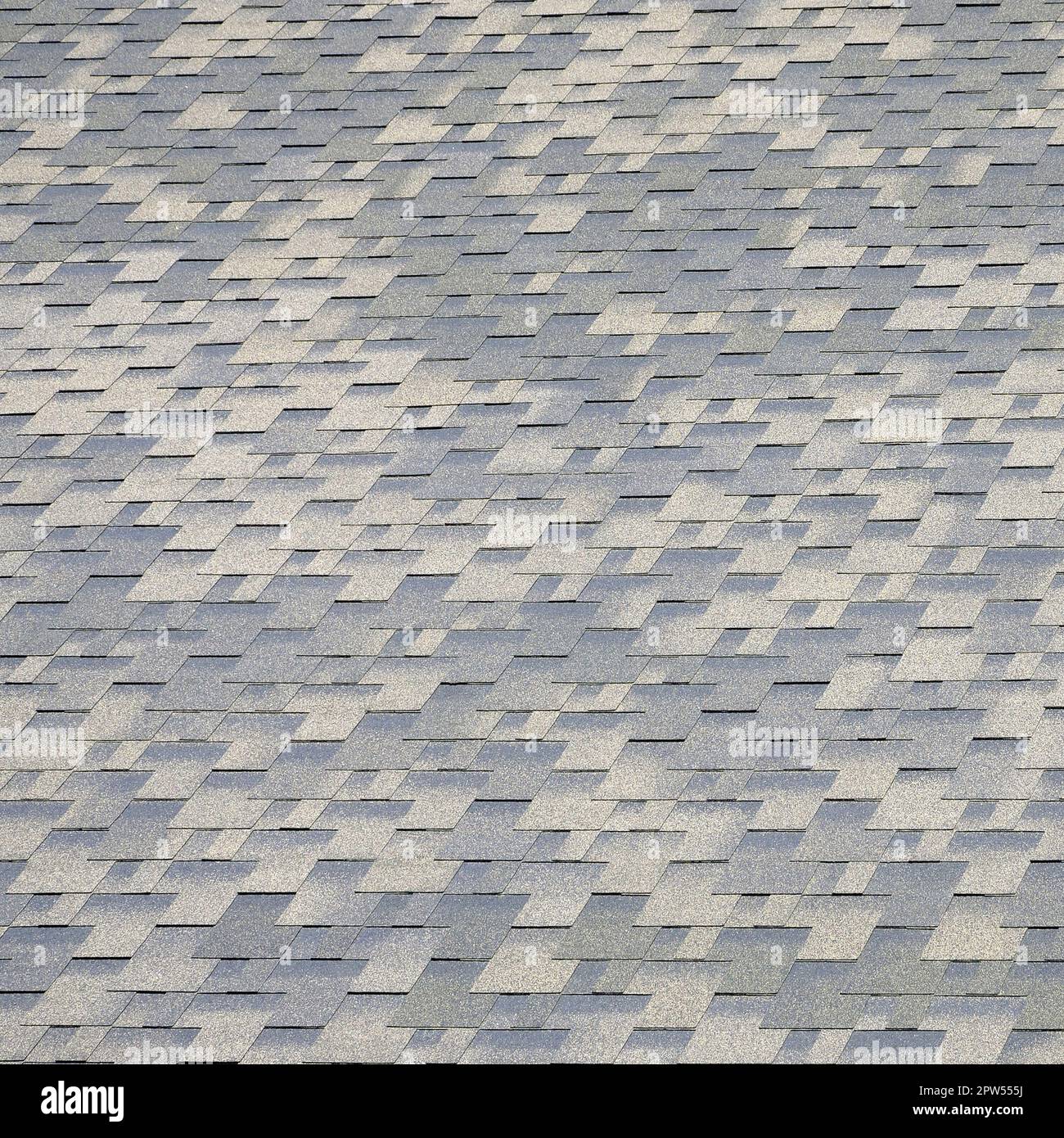 Flexible shingles of bitumen roofing surface. Background mosaic texture ...