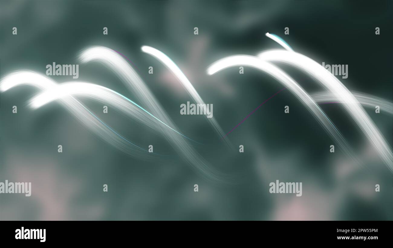 Light streaks. Computer generated 3d render Stock Photo - Alamy