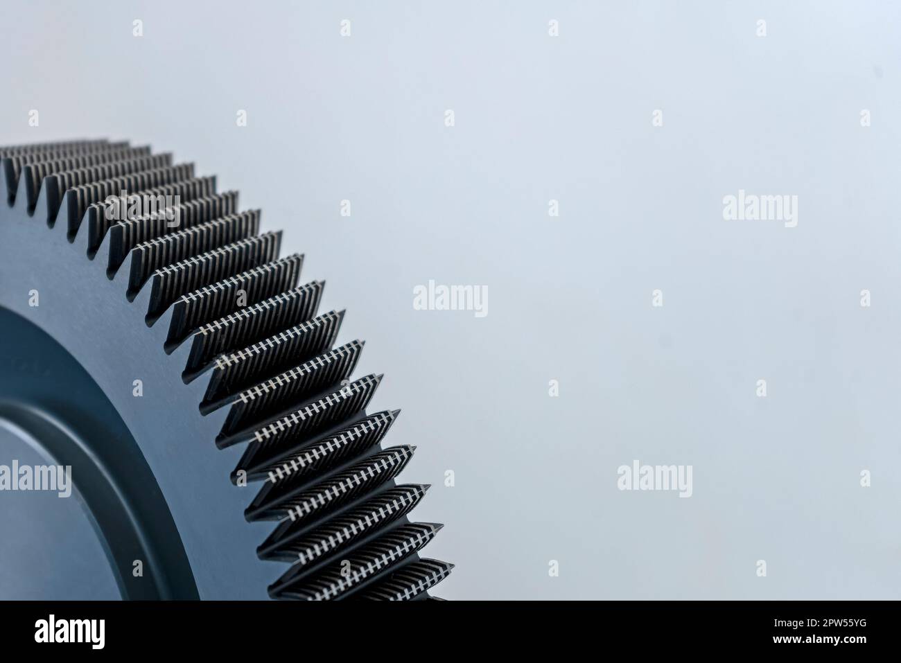 Engine gear two wheels for industrial background Stock Photo - Alamy