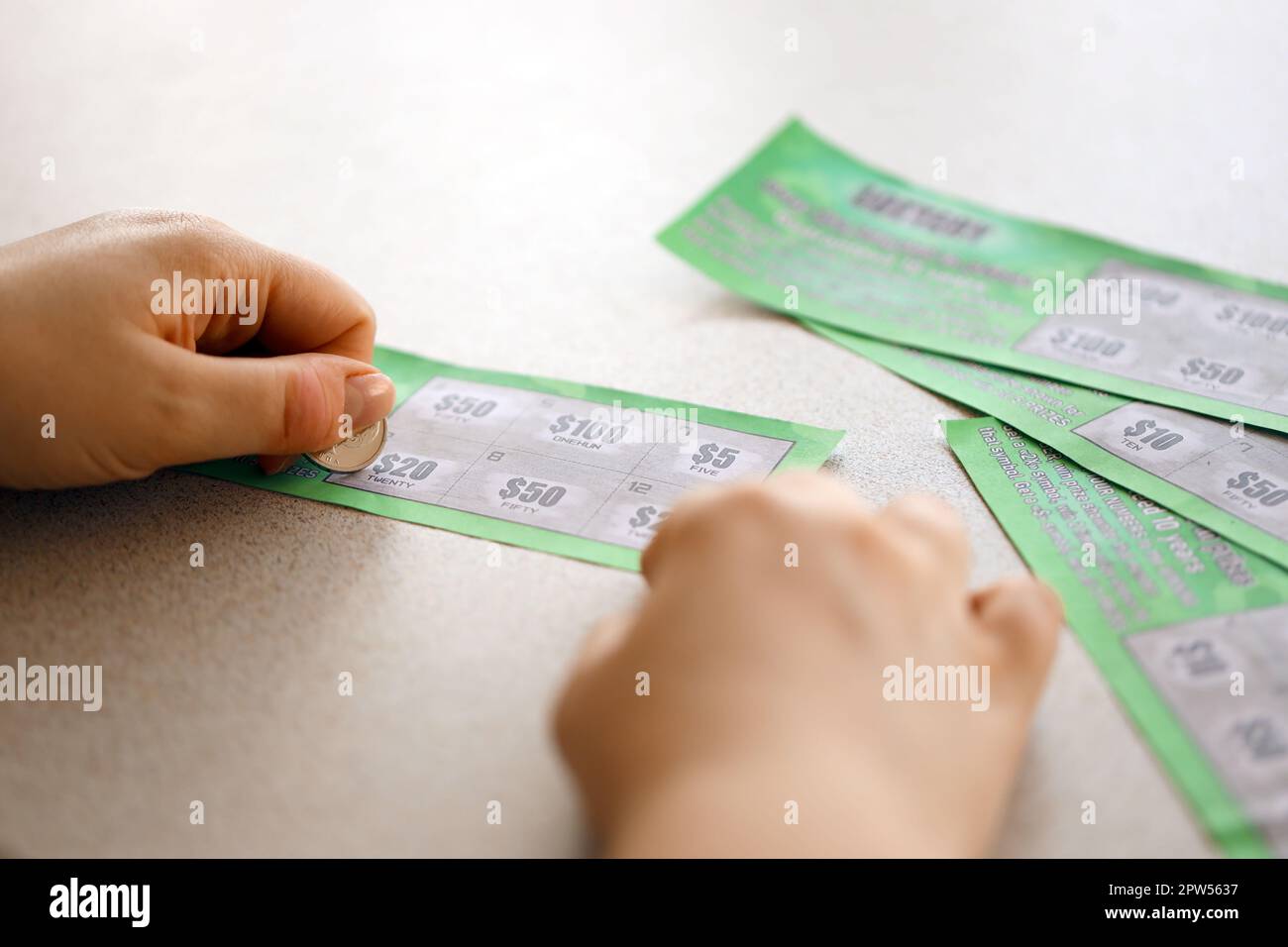 Scratch cards in the uk hi-res stock photography and images - Alamy