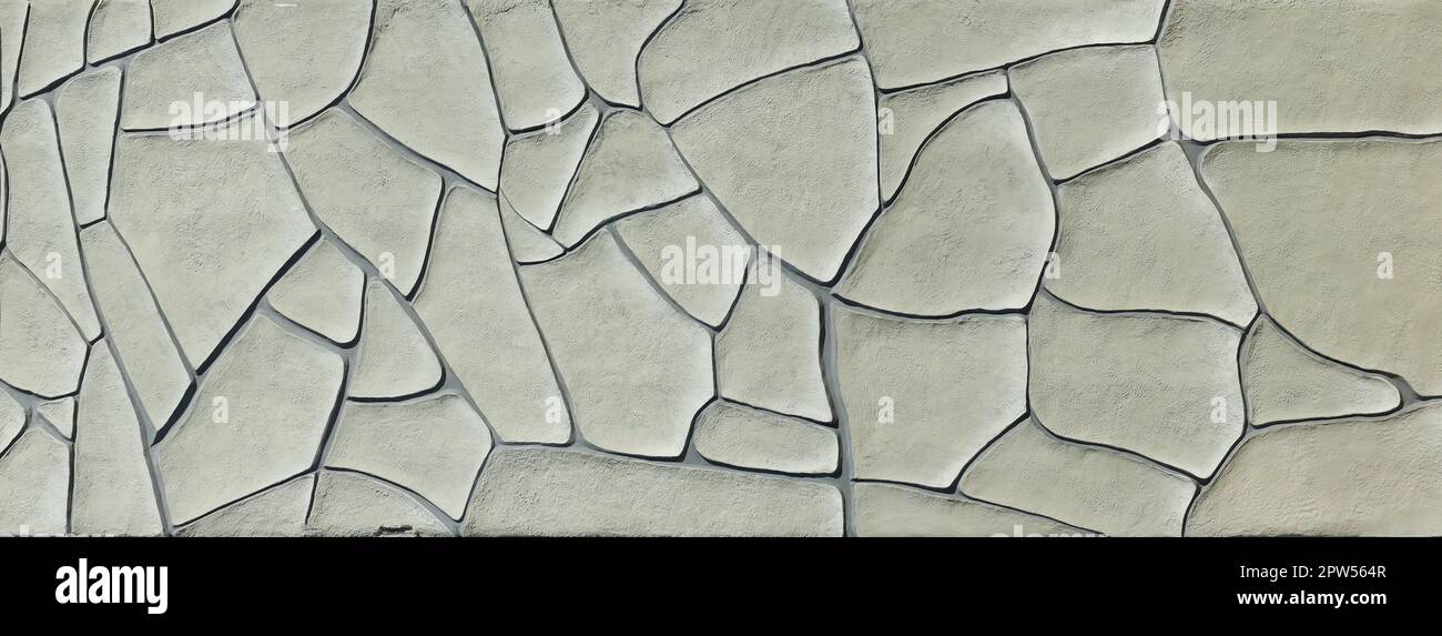 pattern of ancient style design decorative uneven cracked real stone ...