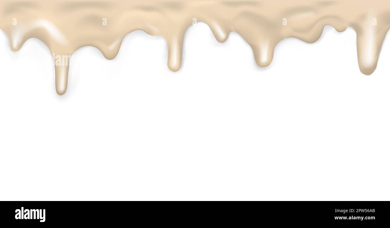 Light flowing caramel, on white background template - Vector ...
