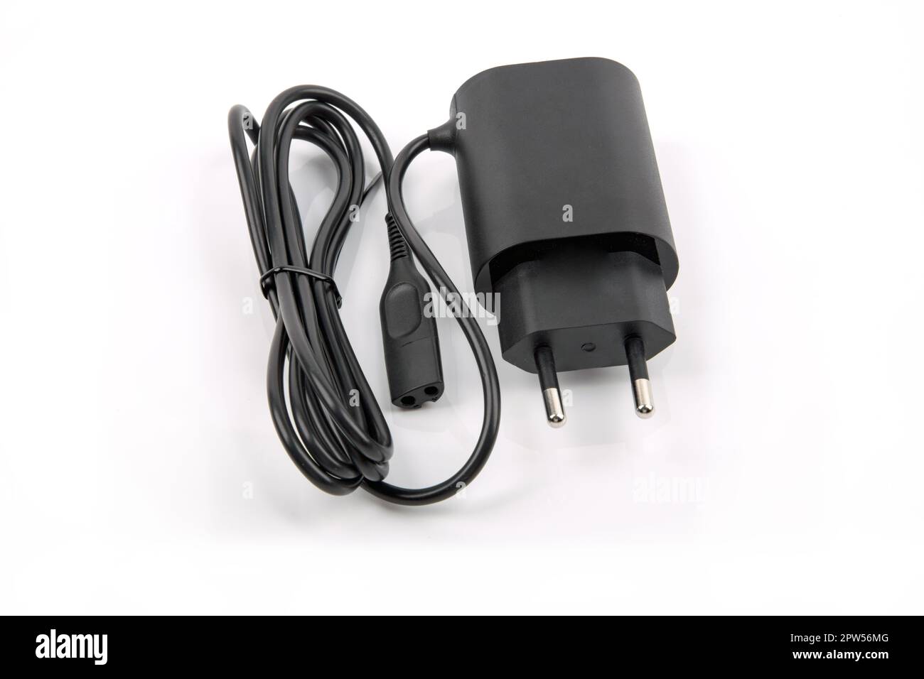Black Power Adapter over bright background Stock Photo - Alamy