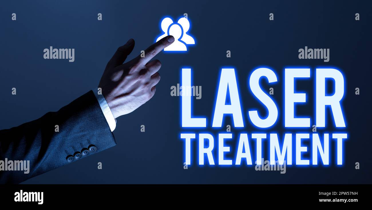 Inspiration showing sign Laser Treatment, Word Written on any of ...