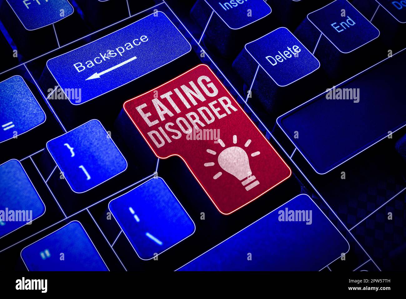 Handwriting text Eating Disorder, Business idea illnesses that are ...