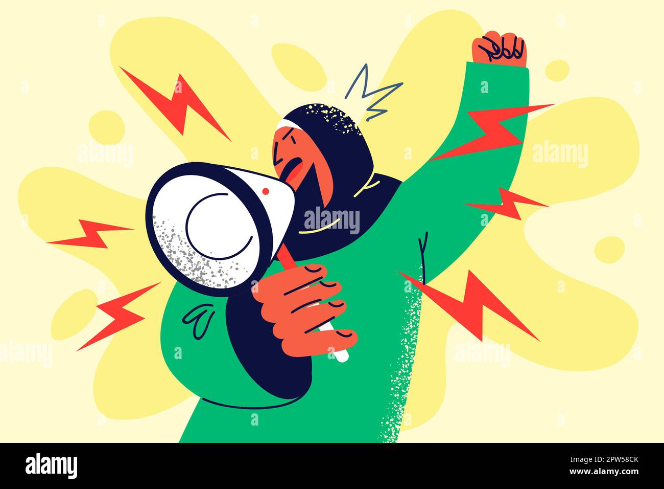 Iranian woman illustration hi-res stock photography and images - Alamy