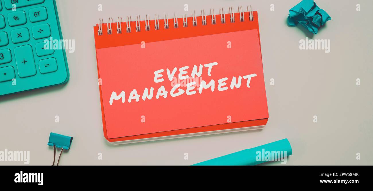 Handwriting text Event Management, Conceptual photo Special Occasion ...