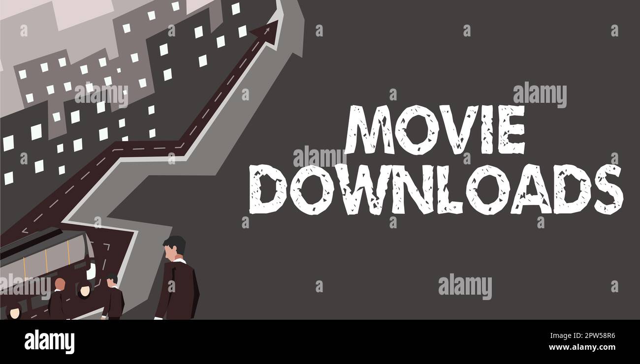 Conceptual display Movie Downloads, Word for transfers entire film for ...