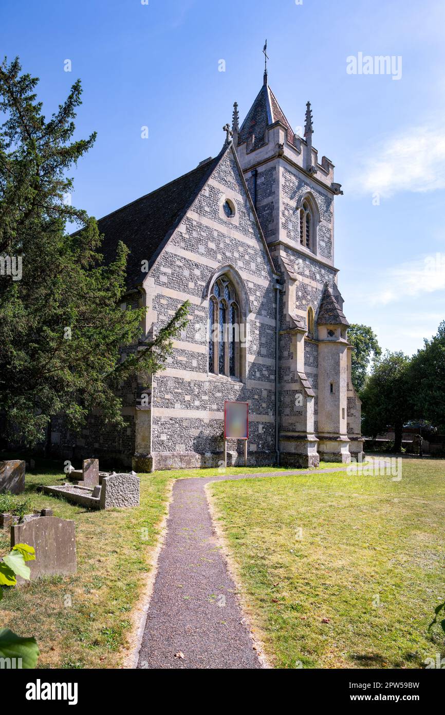 St Michael and All Angels church, a gothic stone building in ...