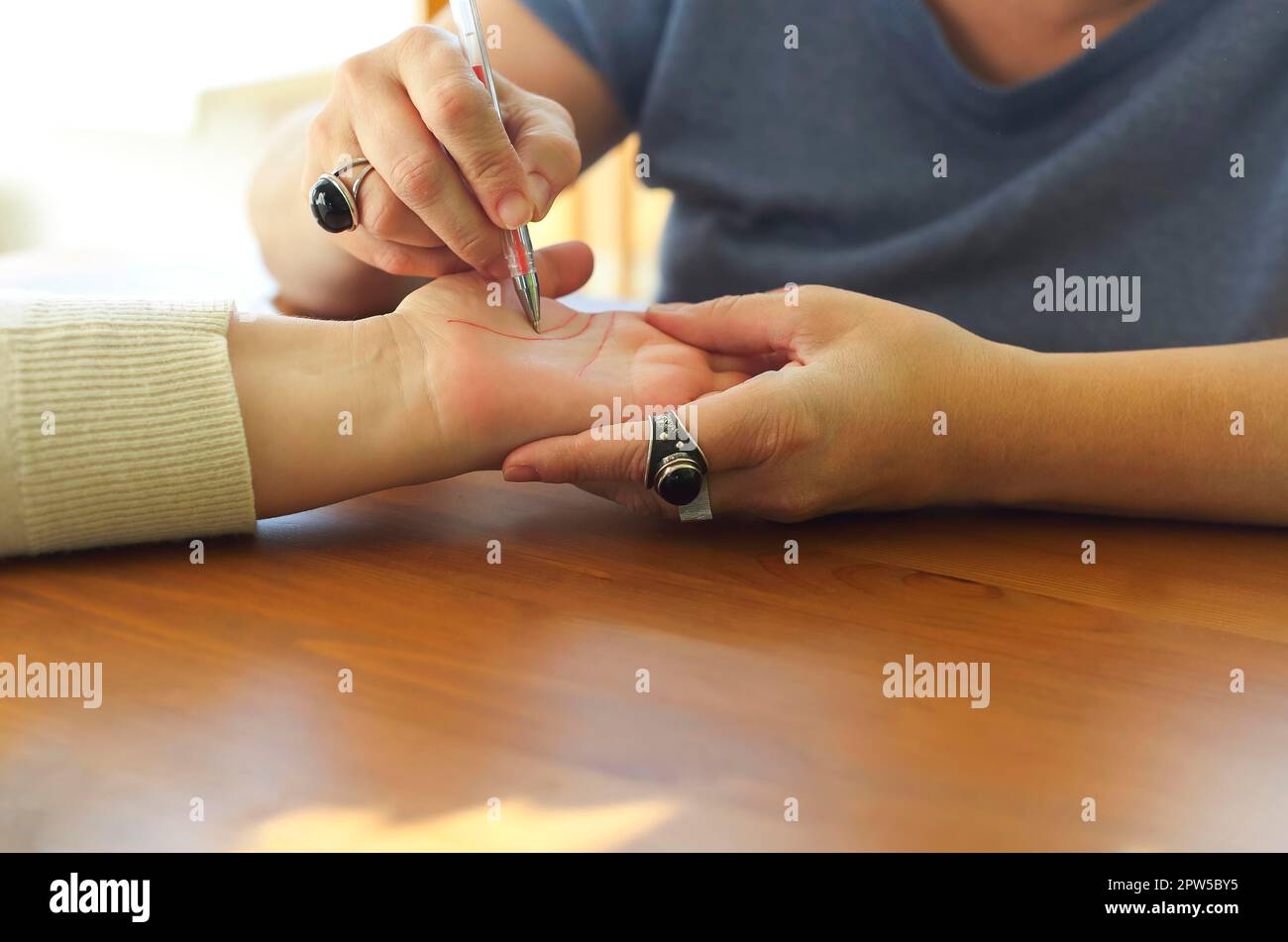 Palmistry hi-res stock photography and images - Alamy