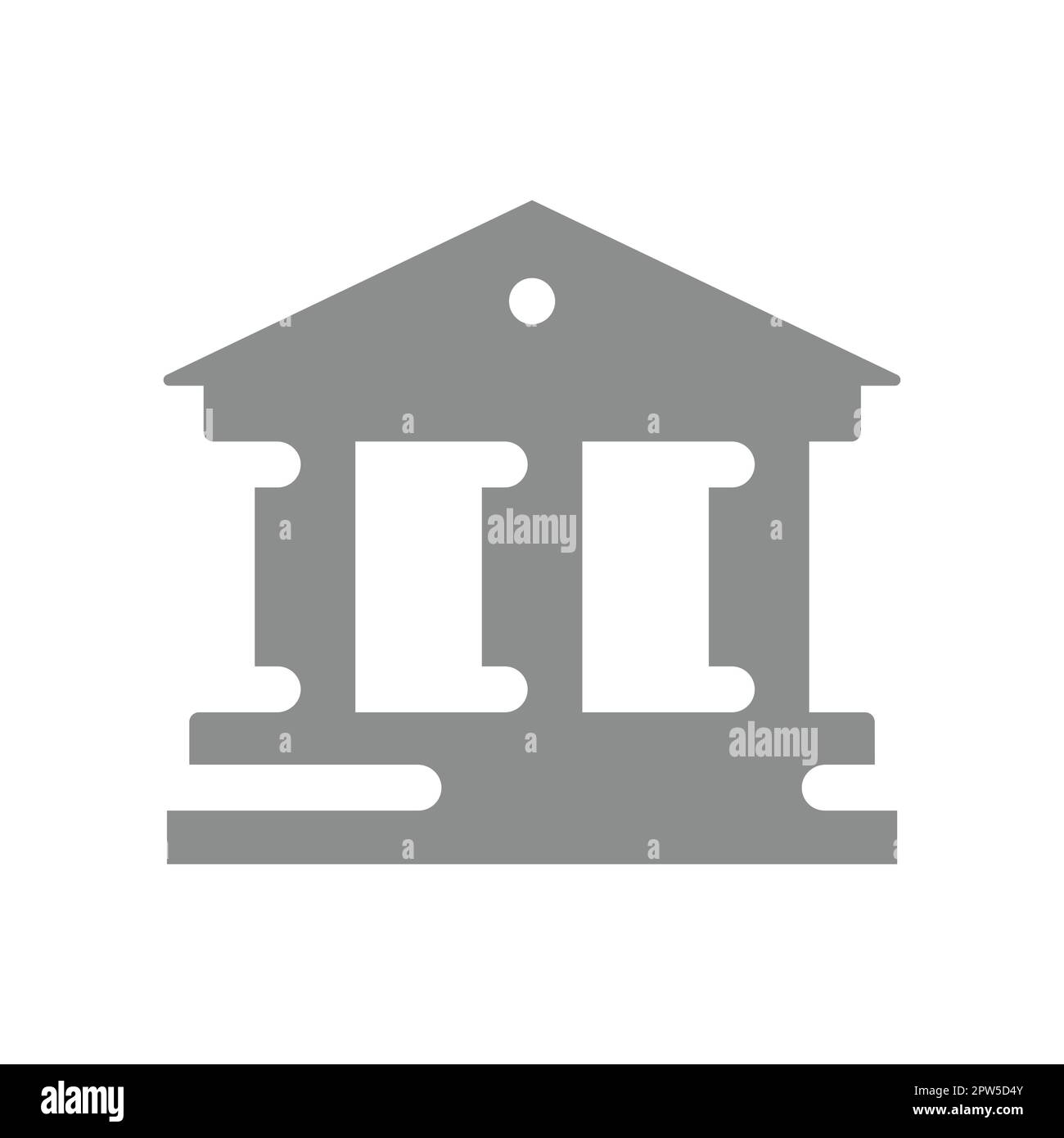 Courthouse or bank building icon Stock Vector Image & Art - Alamy