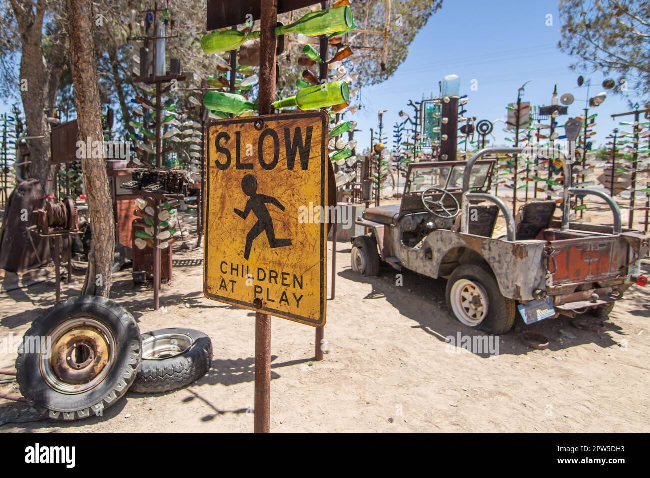 Elmer's Bottle Tree Ranch is a roadside art installation and tourist ...