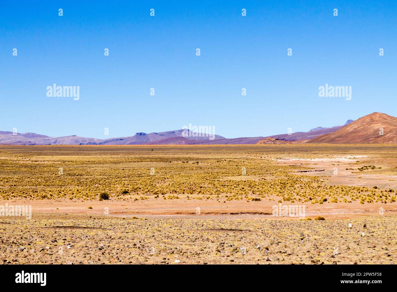 Bolivian mountains landscape,Bolivia.Andean plateau view Stock Photo ...