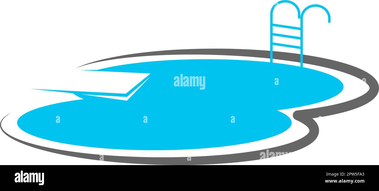 Pools icon logo design Stock Vector Image & Art - Alamy