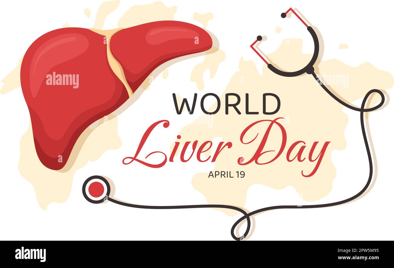 World Liver day on April 19th Illustration to Raise Global Awareness of ...