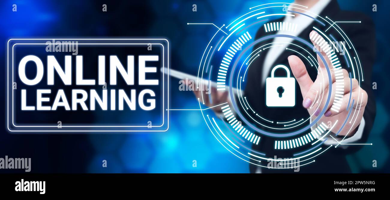 Handwriting text Online Learning, Business overview educational tool ...