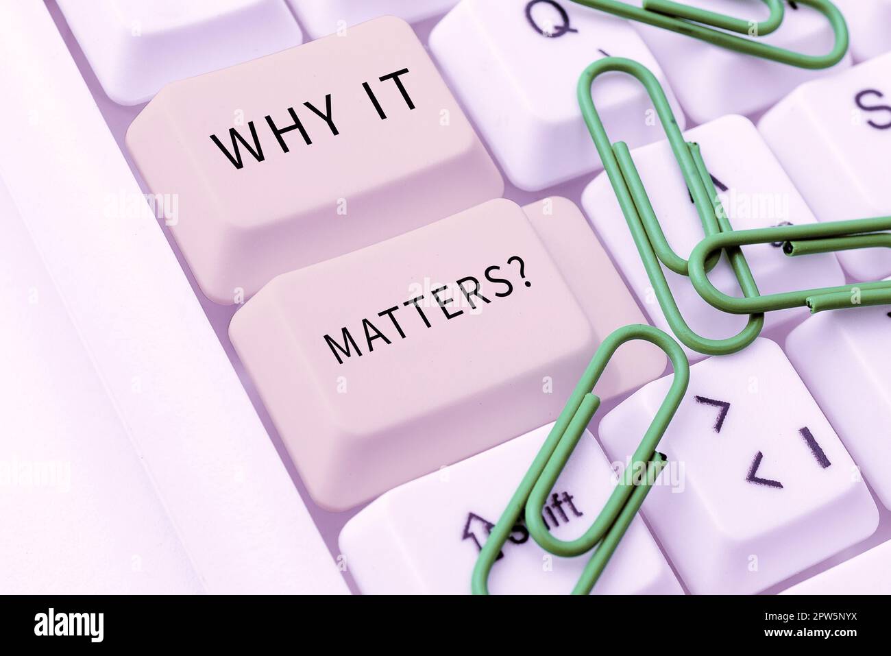 Text showing inspiration Why It Mattersquestion, Business concept ...