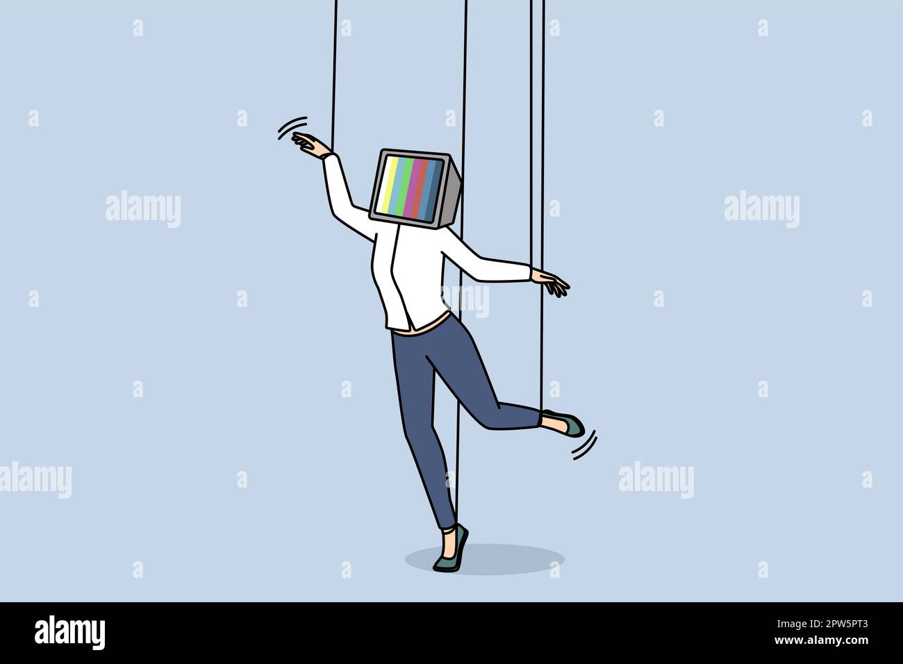 Media manipulation cartoon hi-res stock photography and images - Alamy